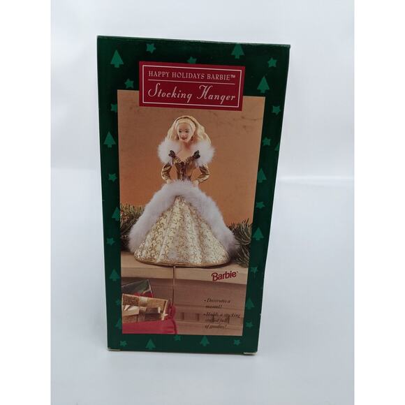 Hallmark | Other | Happy Holiday Barbie Stocking Hanger 995 | Poshmark